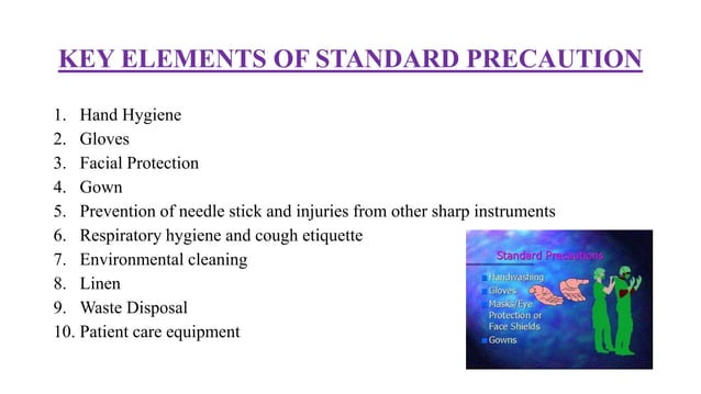 Universal precaution | PPTX | First Aid | Injuries