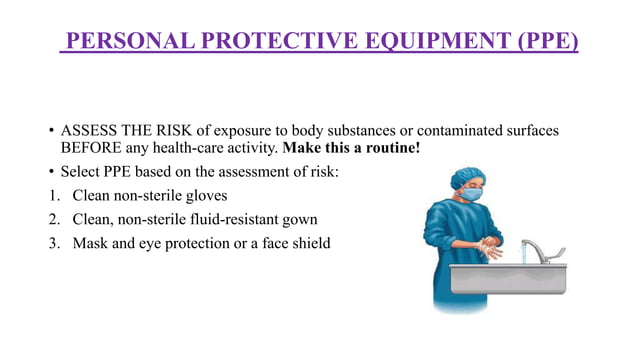 Universal precaution | PPTX | First Aid | Injuries