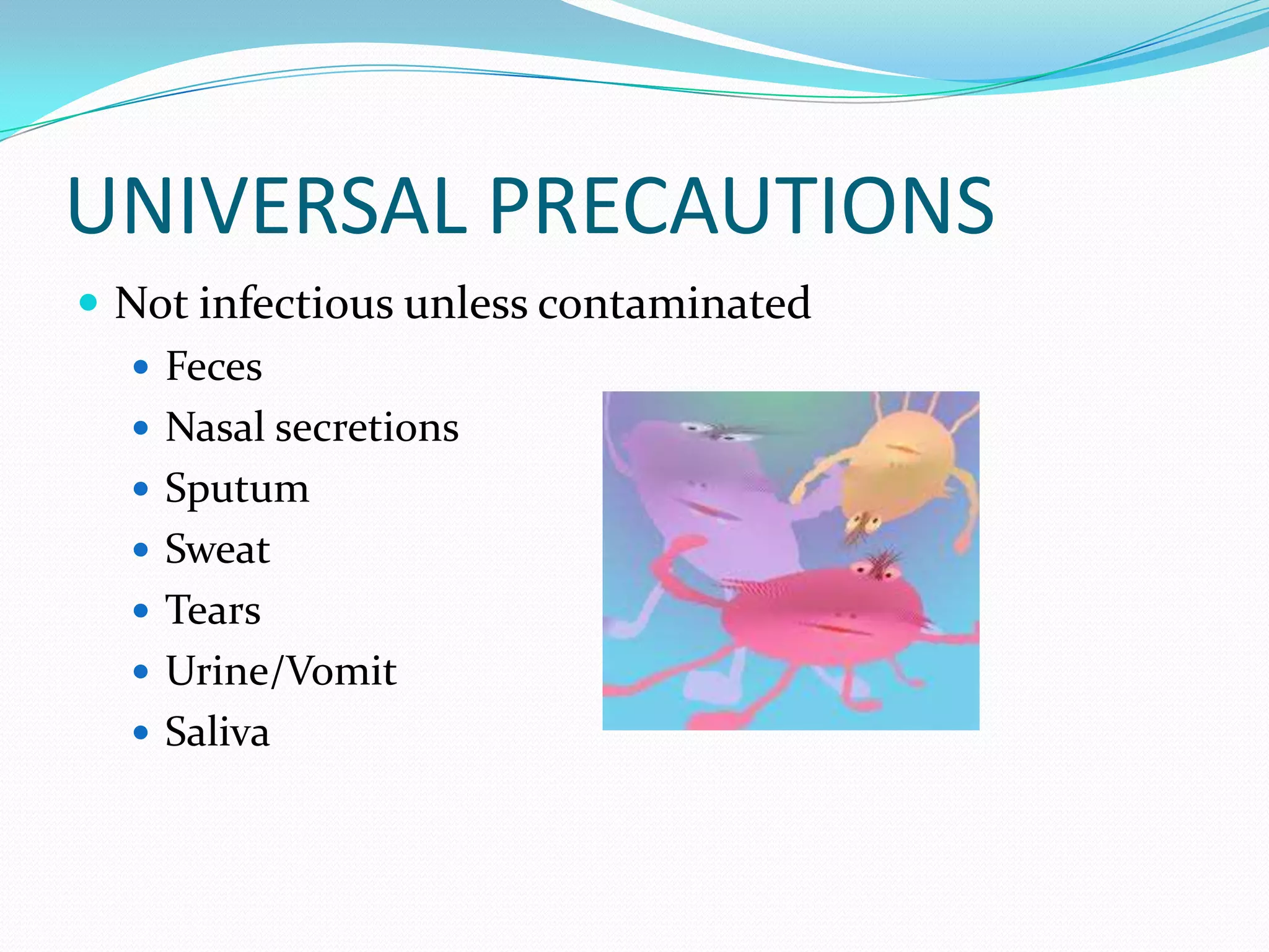 Universal precautions | PPTX