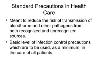 Universal precautions | PPT