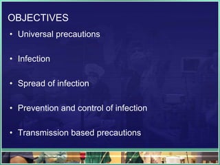 Universal precautions in ICU | PPTX