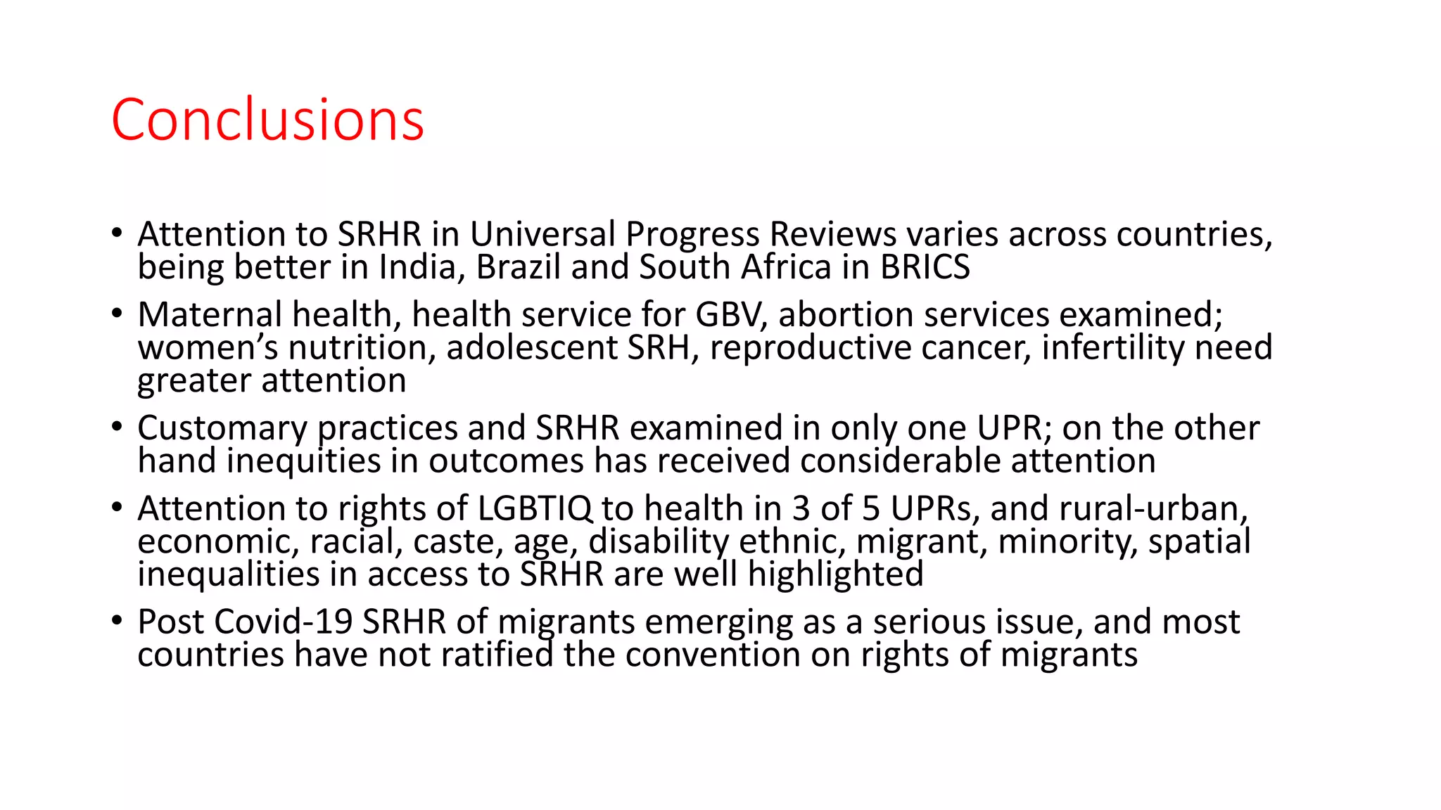 Universal Progress Reviews of BRICs and SRHR (1).pptx