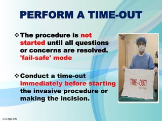 Invasive Procedure Time Out
