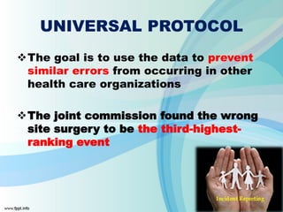 The Universal Protocol Facts – The Universal Protocol: Pitfalls and ...