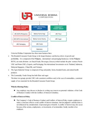 Universal robina | DOCX