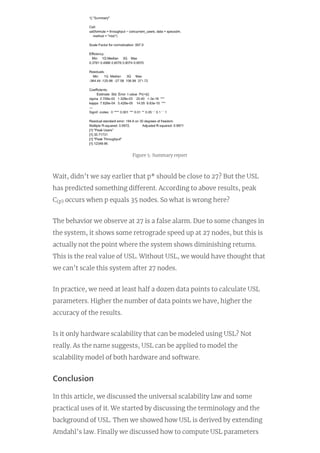 Universal Scalability Law (USL) | PDF
