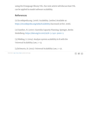 Universal Scalability Law (USL) | PDF