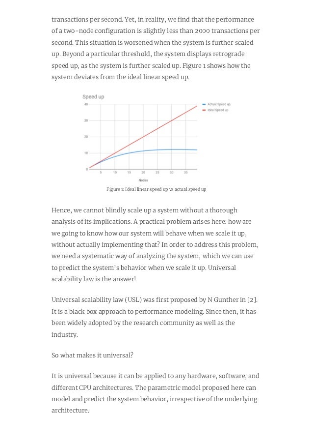 Universal Scalability Law (USL)