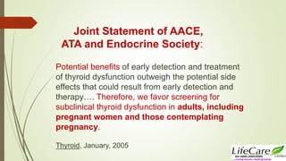 THYROID SCREENING IN PREGNANCY – IS IT WARRANTED?, Dr. Jyoti Bhaskar | PPTX