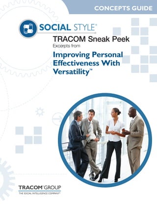 Universal self perception social style & versatility profile | PDF