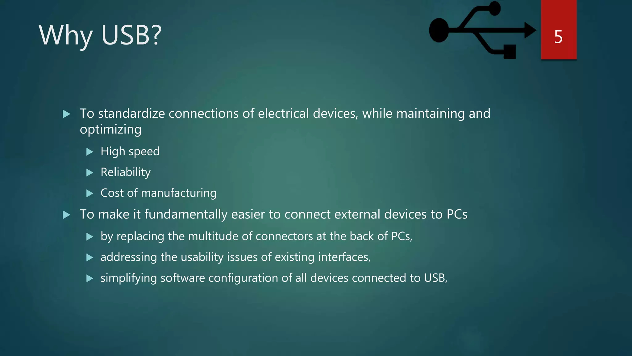 Universal serial bus | PPTX | Computer Networking | Computing