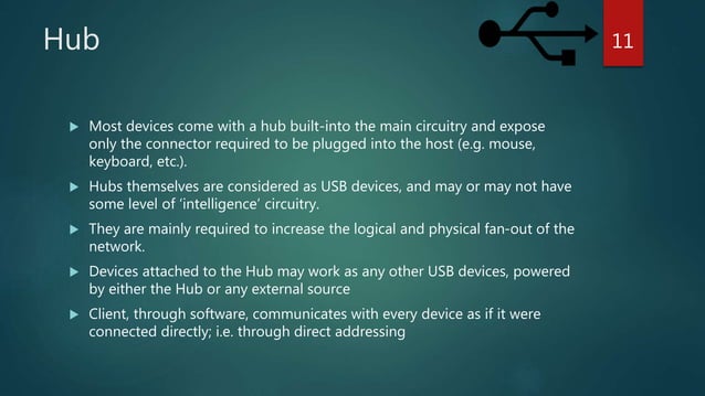 Universal serial bus | PPTX | Computer Networking | Computing