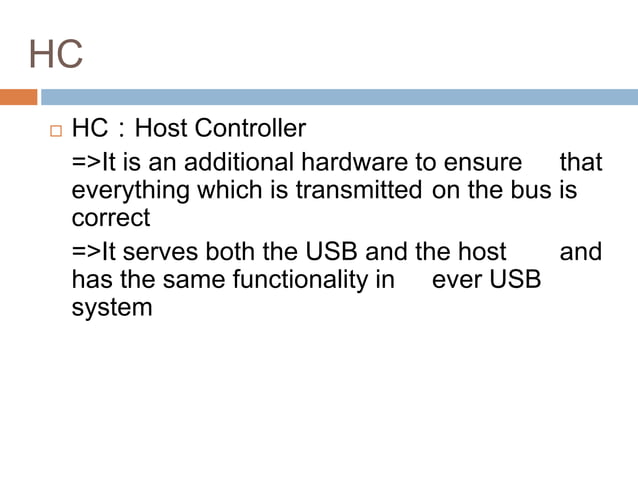Universal Serial Bus (USB) | PPTX
