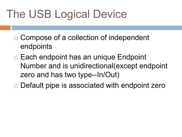 Universal Serial Bus (USB) | PPTX