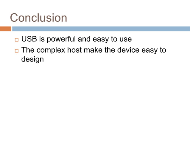 Universal Serial Bus (USB) | PPTX