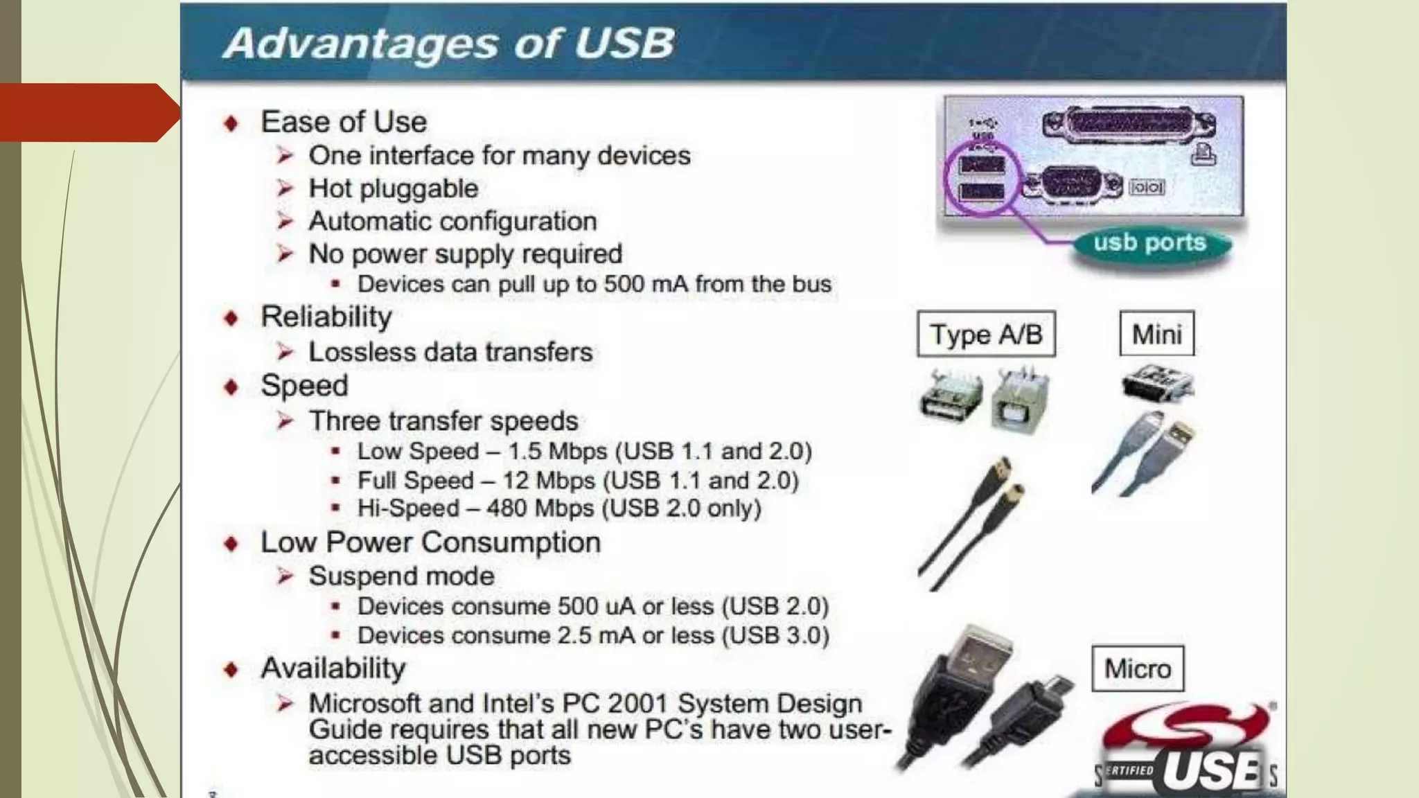 Universal serial bus(usb) | PPTX