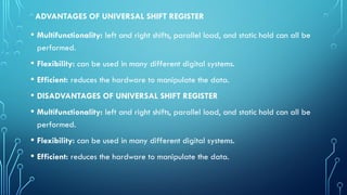 Universal shift register using verilog.p | PPTX