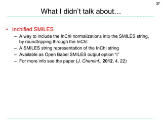 Universal Smiles: Finally a canonical SMILES string | PPTX