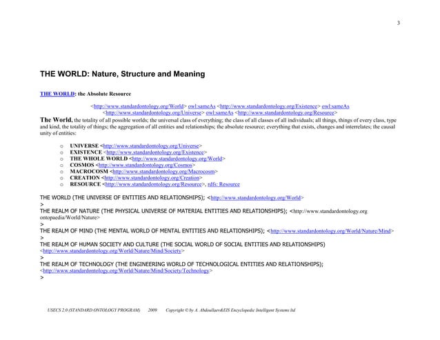Universal standard entity classification system USECS | PPT