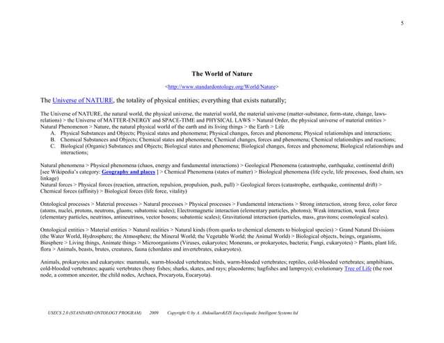 Universal standard entity classification system USECS | PPT