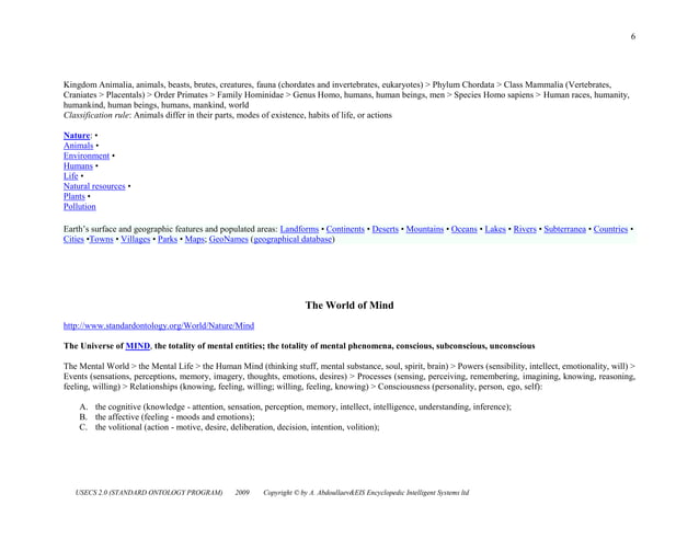 Universal standard entity classification system USECS | PPT