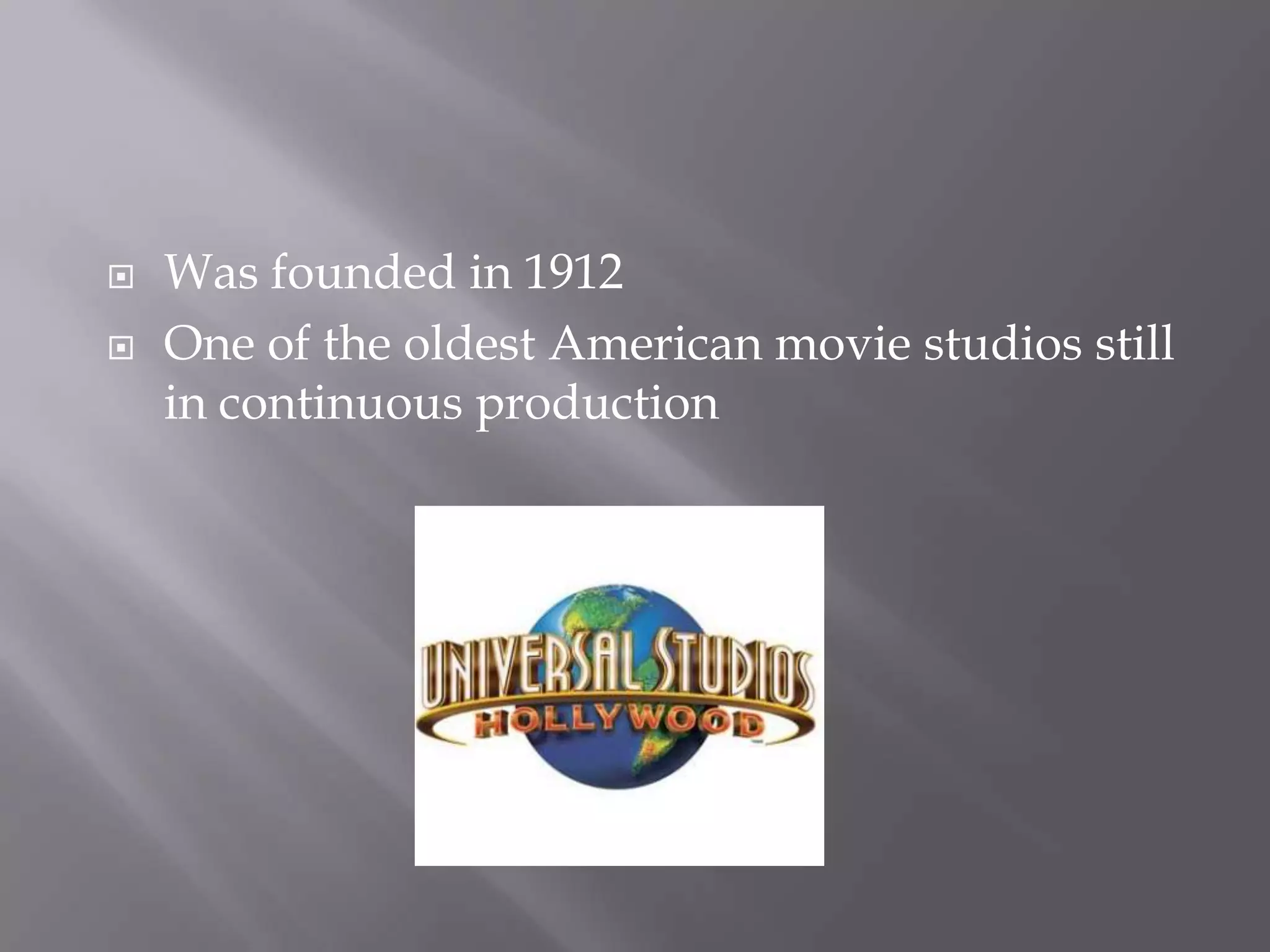 Universal studios | PPTX