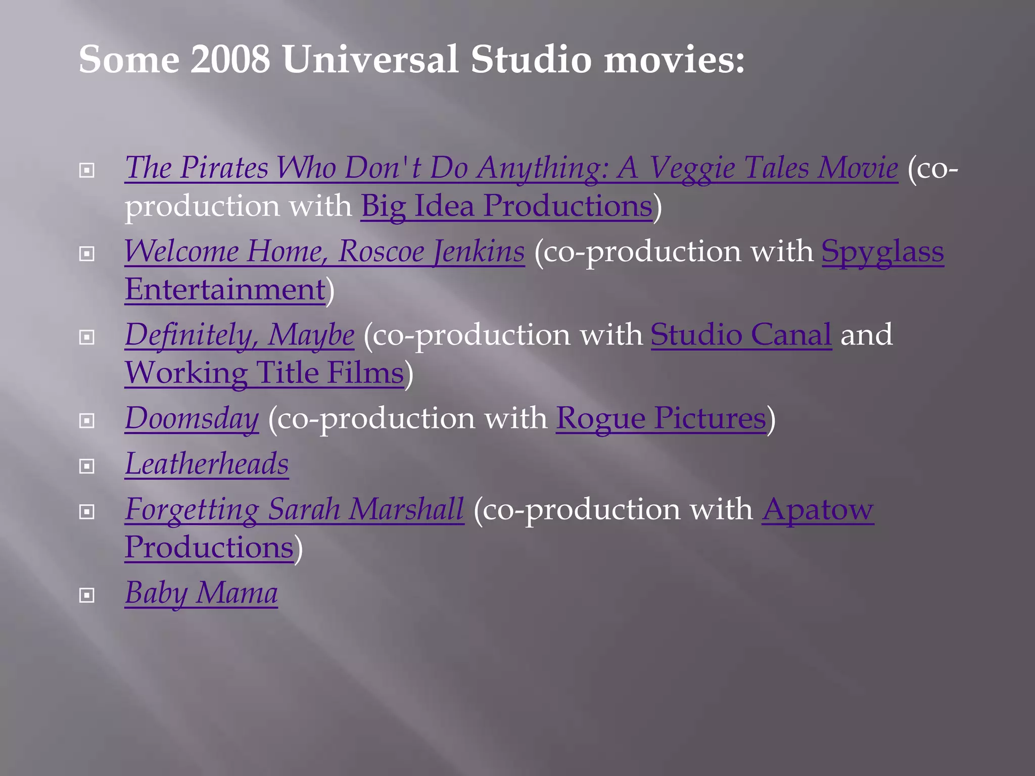 Universal studios | PPTX