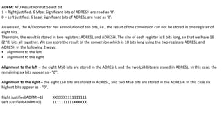 Universal synchronous asynchronous receiver transmitter(usart) and AtoD ...