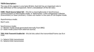 Universal synchronous asynchronous receiver transmitter(usart) and AtoD ...