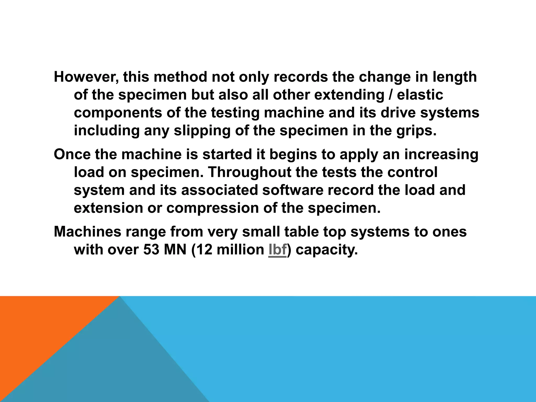 Universal testing machines | PPTX