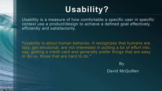 Universal usability | PPT