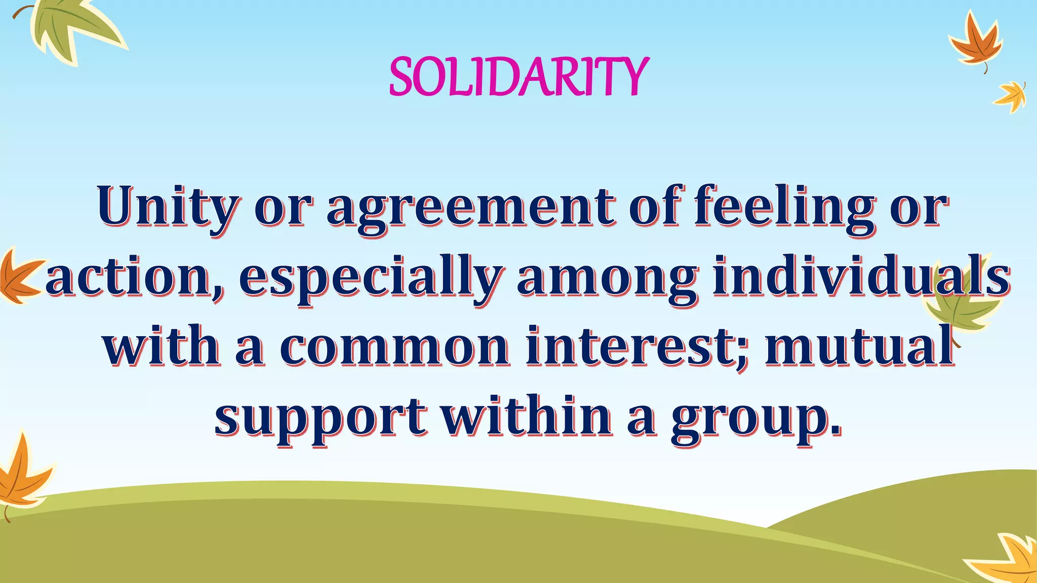 Universal values PowerPoint presentation | PPTX