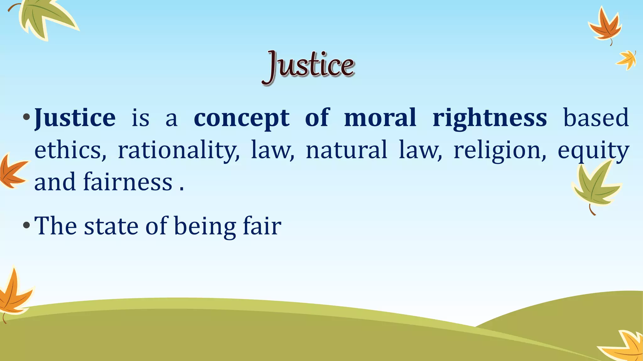 Universal values PowerPoint presentation | PPTX