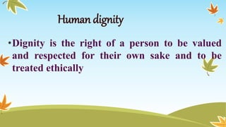 Universal values PowerPoint presentation | PPTX