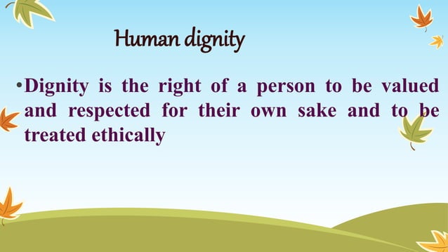 Universal values PowerPoint presentation | PPTX