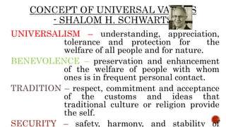 Universal values | PPTX