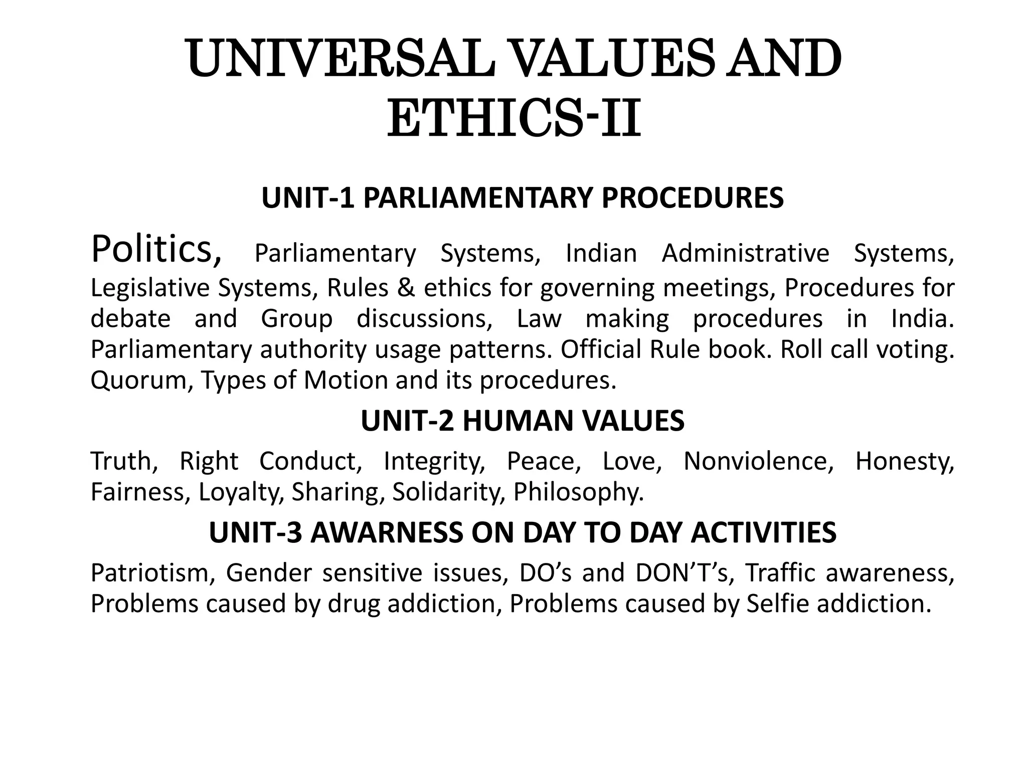 UNIVERSAL VALUES AND ETHICS (UHVE)-II.pptx