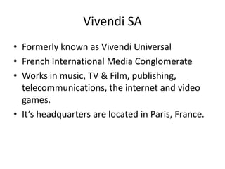 Universal & vivendi | PPTX