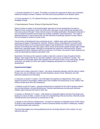 Universal vs conntext.specific develpment | DOC