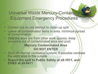 Universal Waste Training for healthier environment | PPT