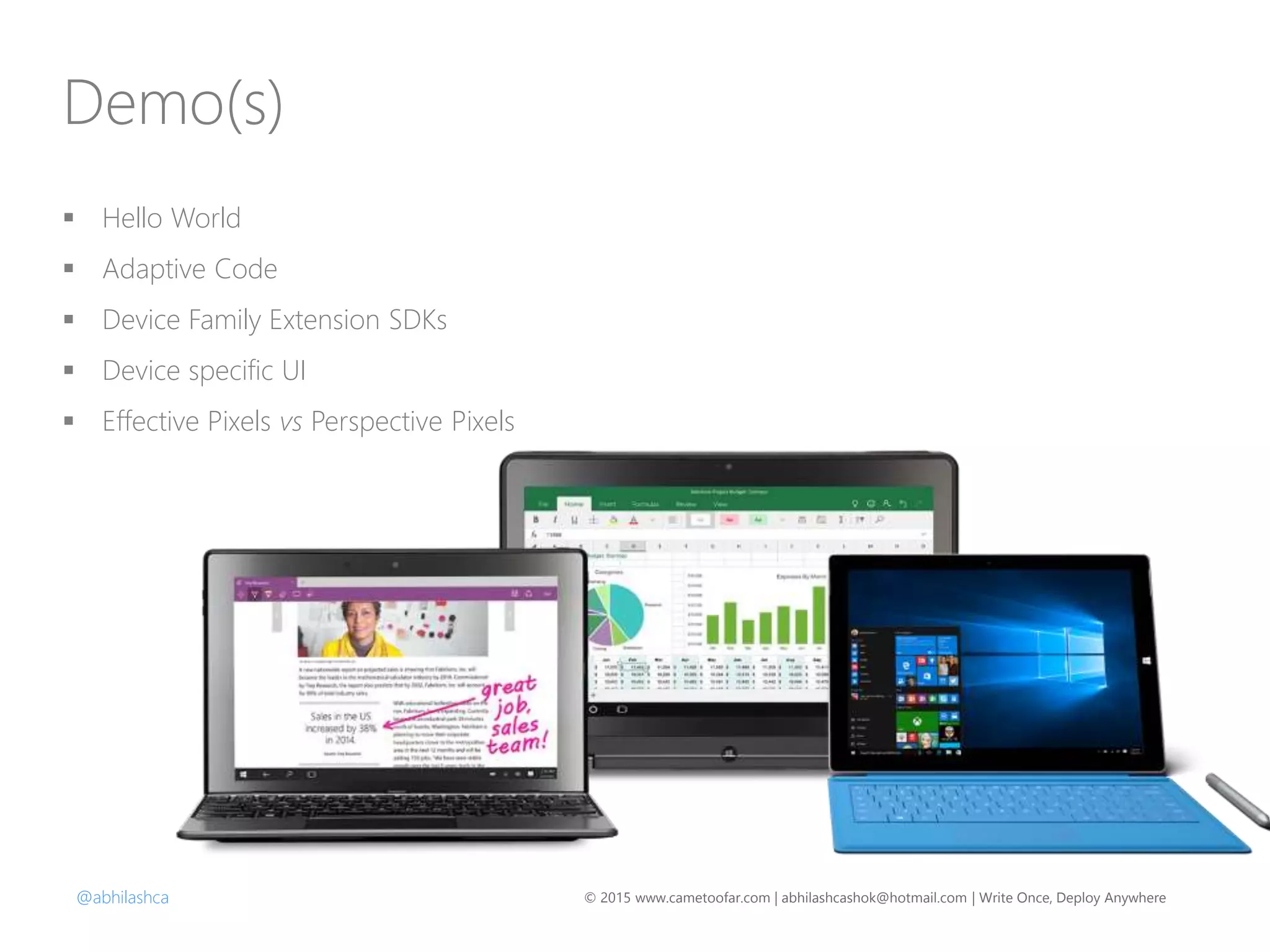 Universal Windows Platform Development in Windows 10 | PPT