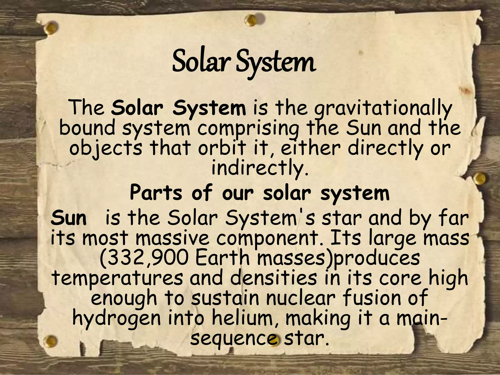 Universe and solar system | PPTX