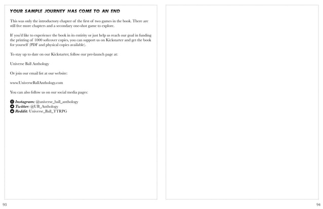 Universe Ball Anthology #1 (Sample) | PDF