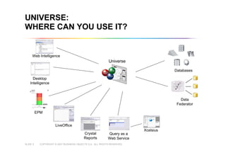 BO Universe best practices | PPT