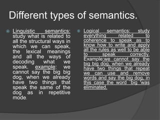 semantic and pragmatics | PPTX
