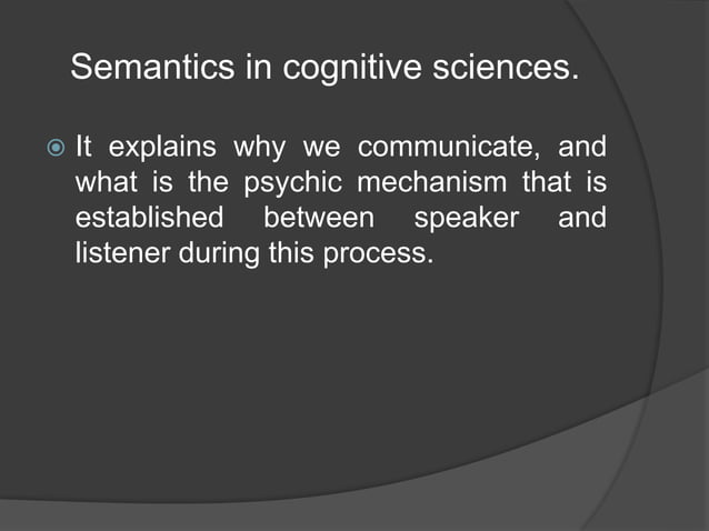 semantic and pragmatics | PPTX | Science