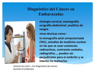 CANCER Y EMBARAZO KARINA PALACIOS | PPTX