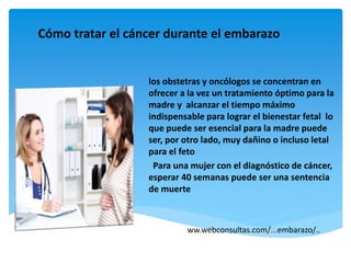 CANCER Y EMBARAZO KARINA PALACIOS | PPTX