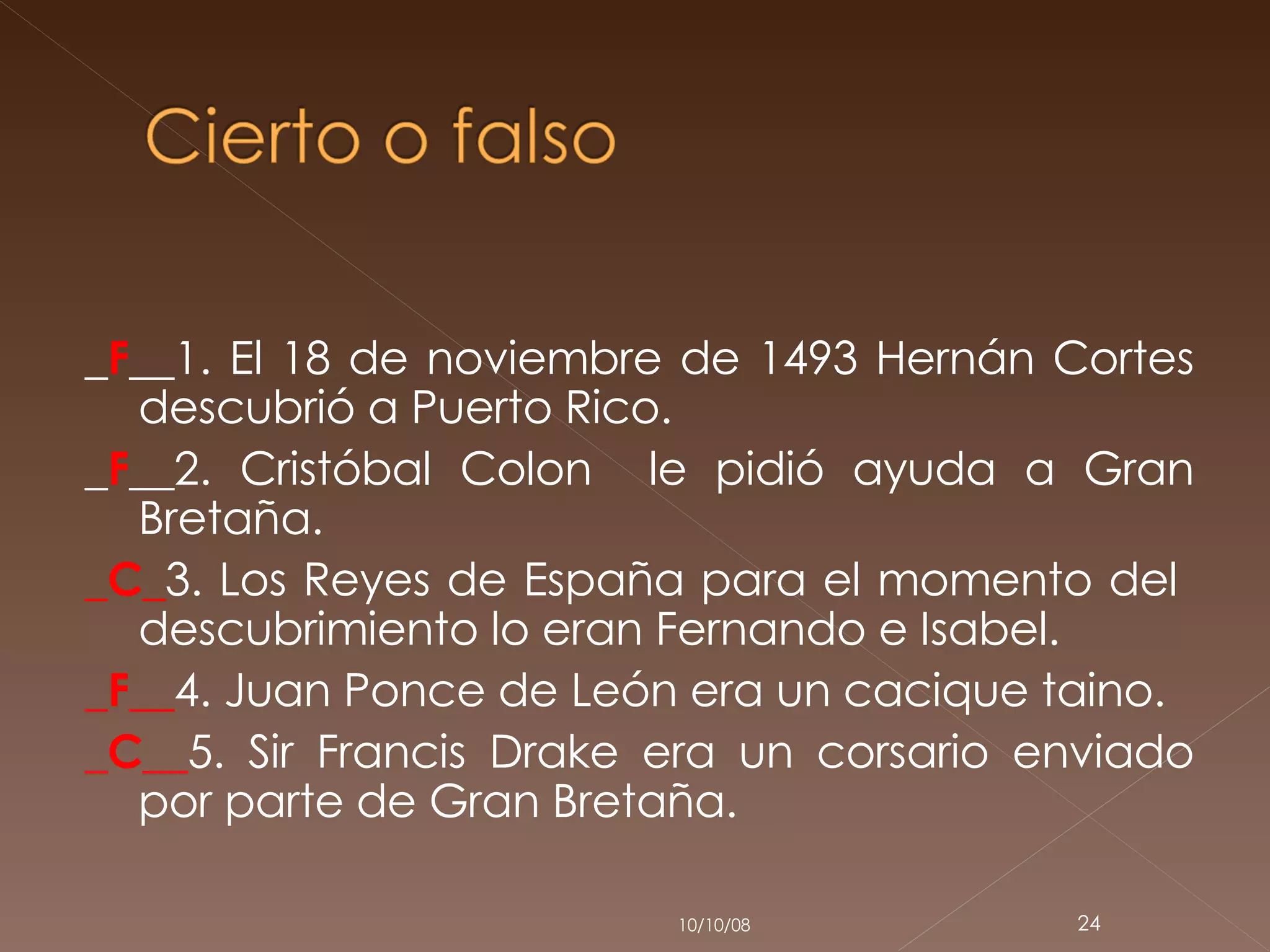 Modulo Instruccional descubrimiento de Puerto Rico | PPT