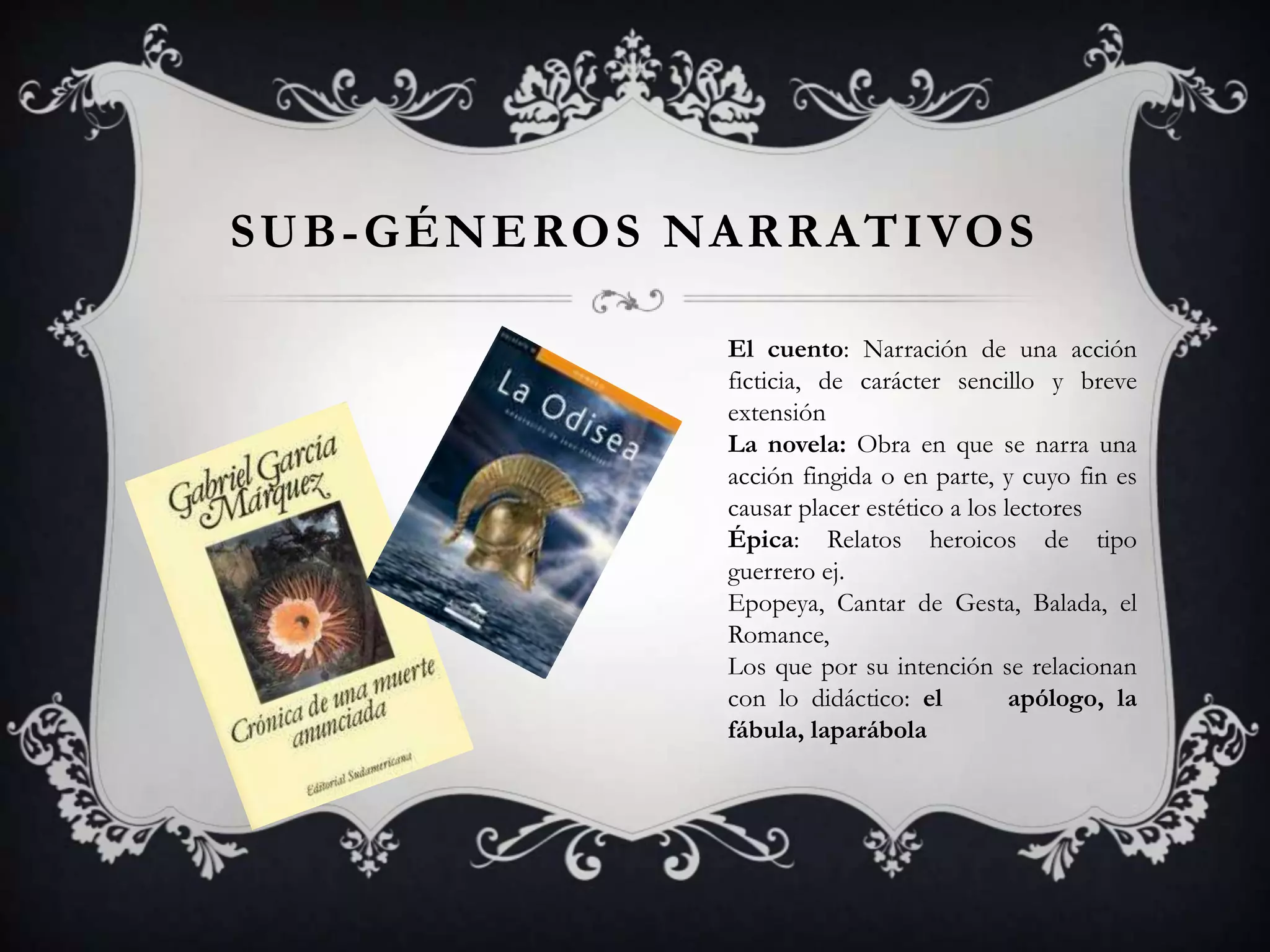 Generos Literarios por Cindy Jiménez | PPT